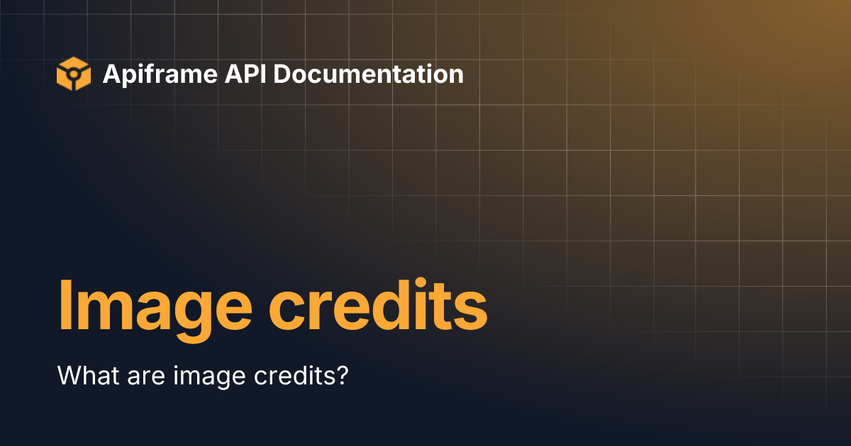 Image credits | Apiframe API Documentation